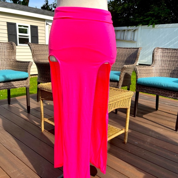 Uluwatu | Swim | Brand New Hot Pink Cover Up High Cut Outs For Each Leg ...